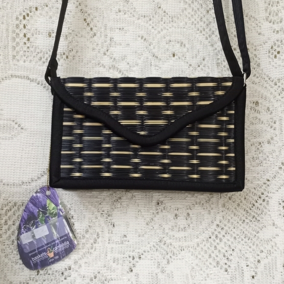 Saraye | Bags | Fair Trade Tatami Woven Crossbody Shoulder Purse Bag ...